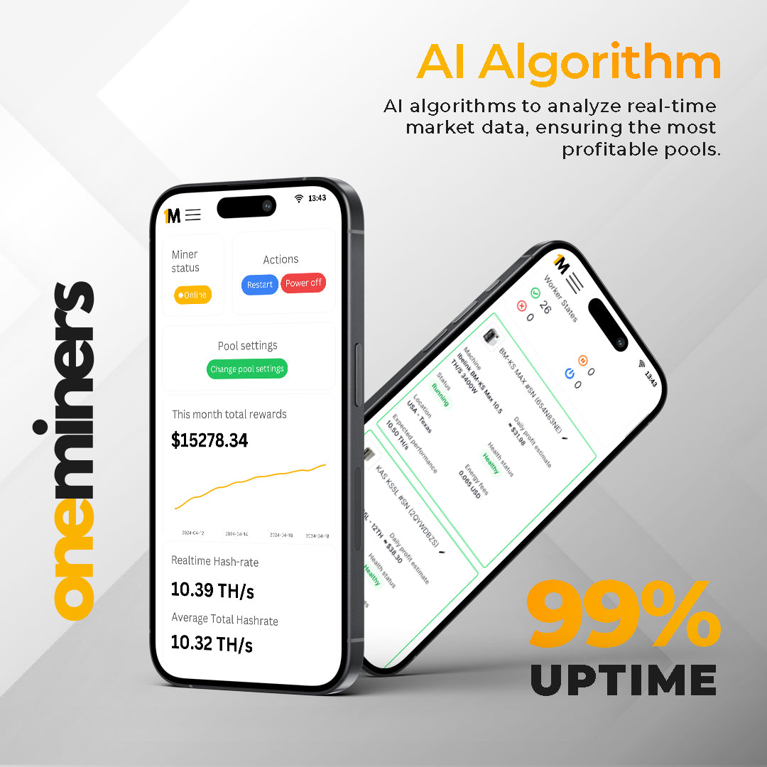 Introducing the OneMiners App with AI Smart Mining
