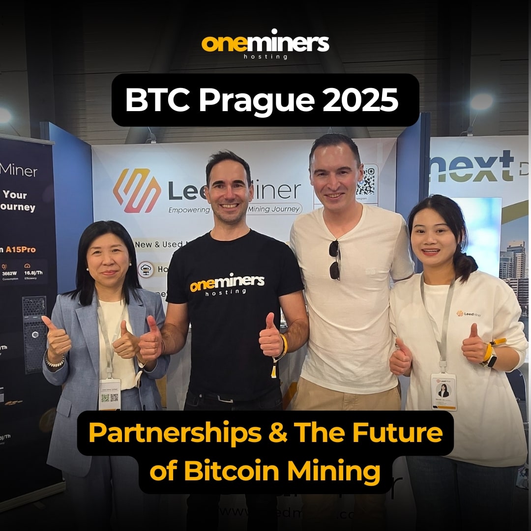 OneMiners at BTC Prague 2025: The Future of Bitcoin Mining