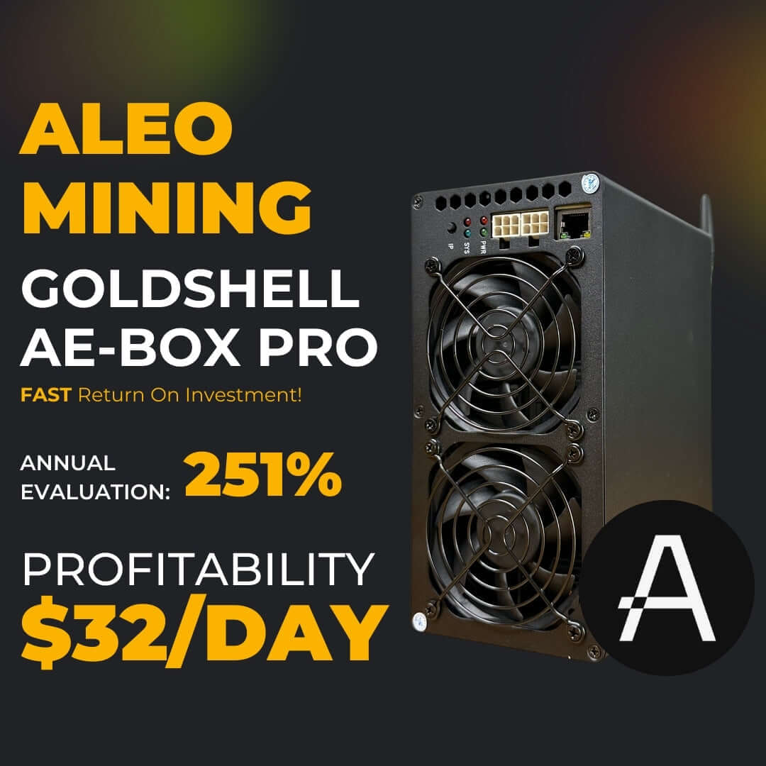 Goldshell AE-BOX PRO – High-Profit ALEO Miner Now Available!