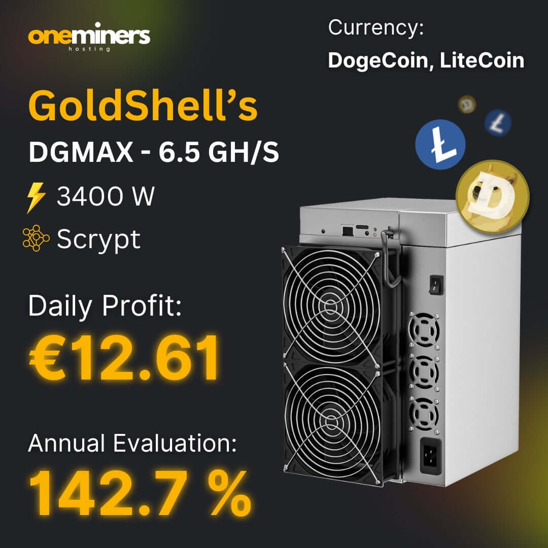 Goldshell DGMAX: High-Performance ASIC Miner for Dogecoin – Oneminers USA