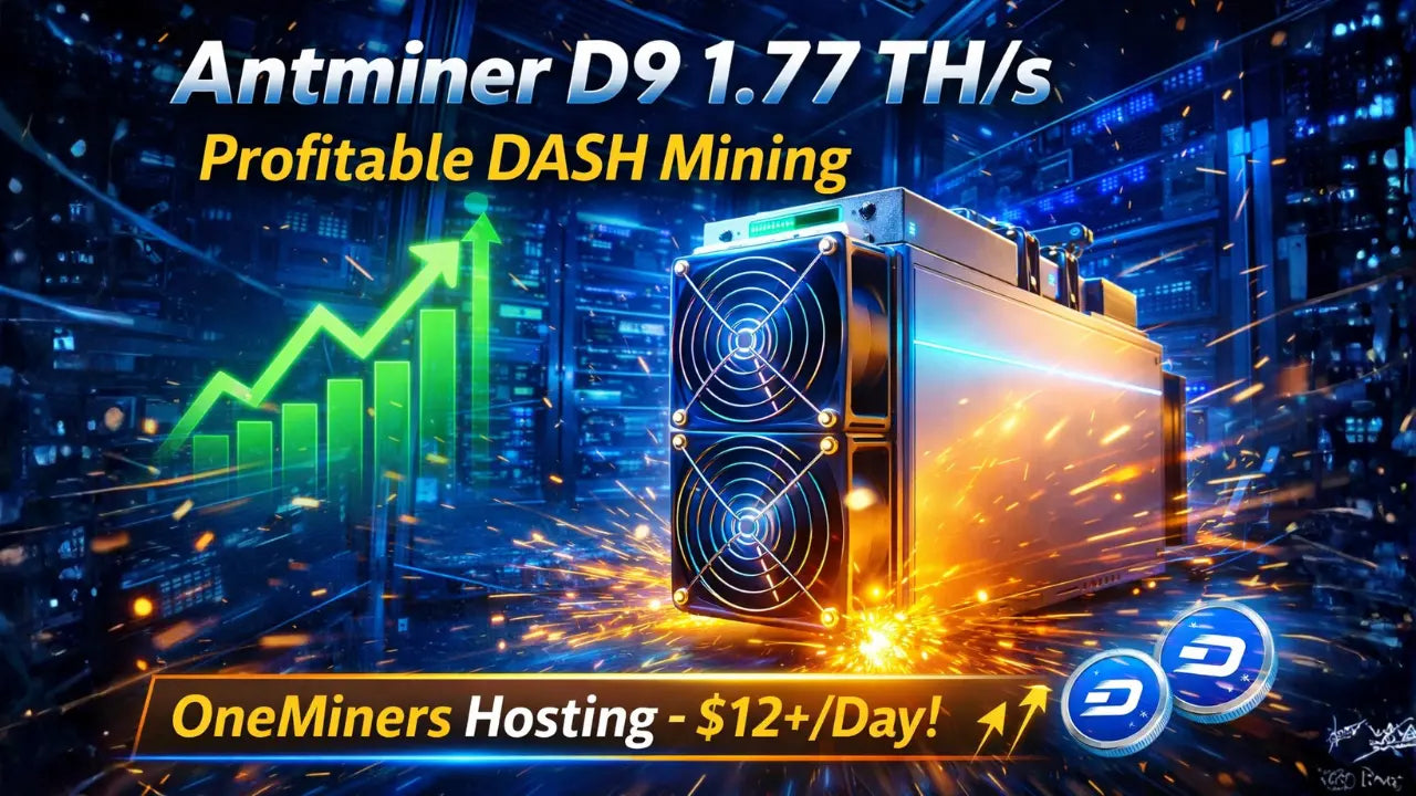 Antminer D9: Profitable DASH Mining with OneMiners Hosting