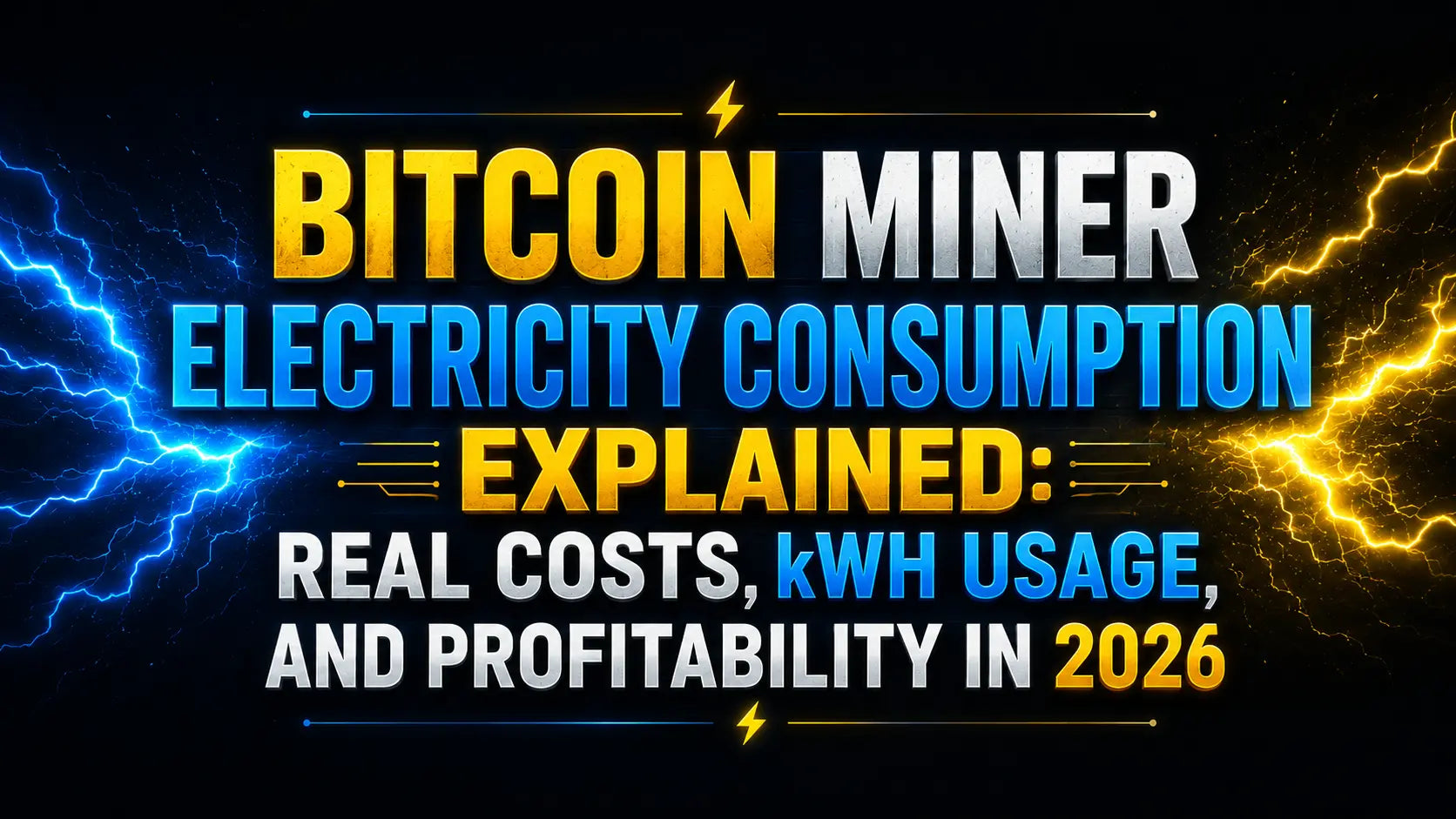 Bitcoin Miner Electricity Consumption: Real kWh Costs & Profitability 2026