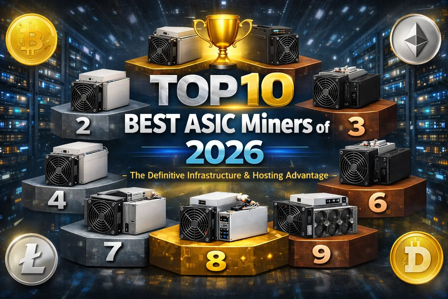 TOP 10 BEST ASIC Miners of 2026