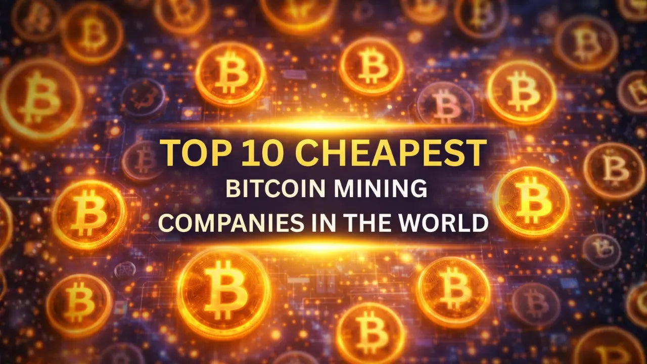 Top 10 goedkoopste Bitcoin-mijnbouwbedrijven ter wereld (2026)