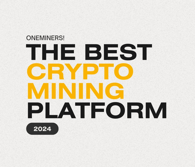 The Best Crypto-Mining Platform 2024! – OneMiners - Crypto Mining Hosting