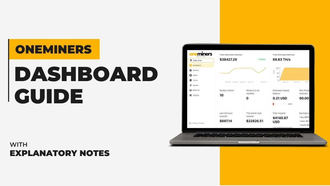 Crypto Mining Dashboard Guide | OneMiners Tutorial