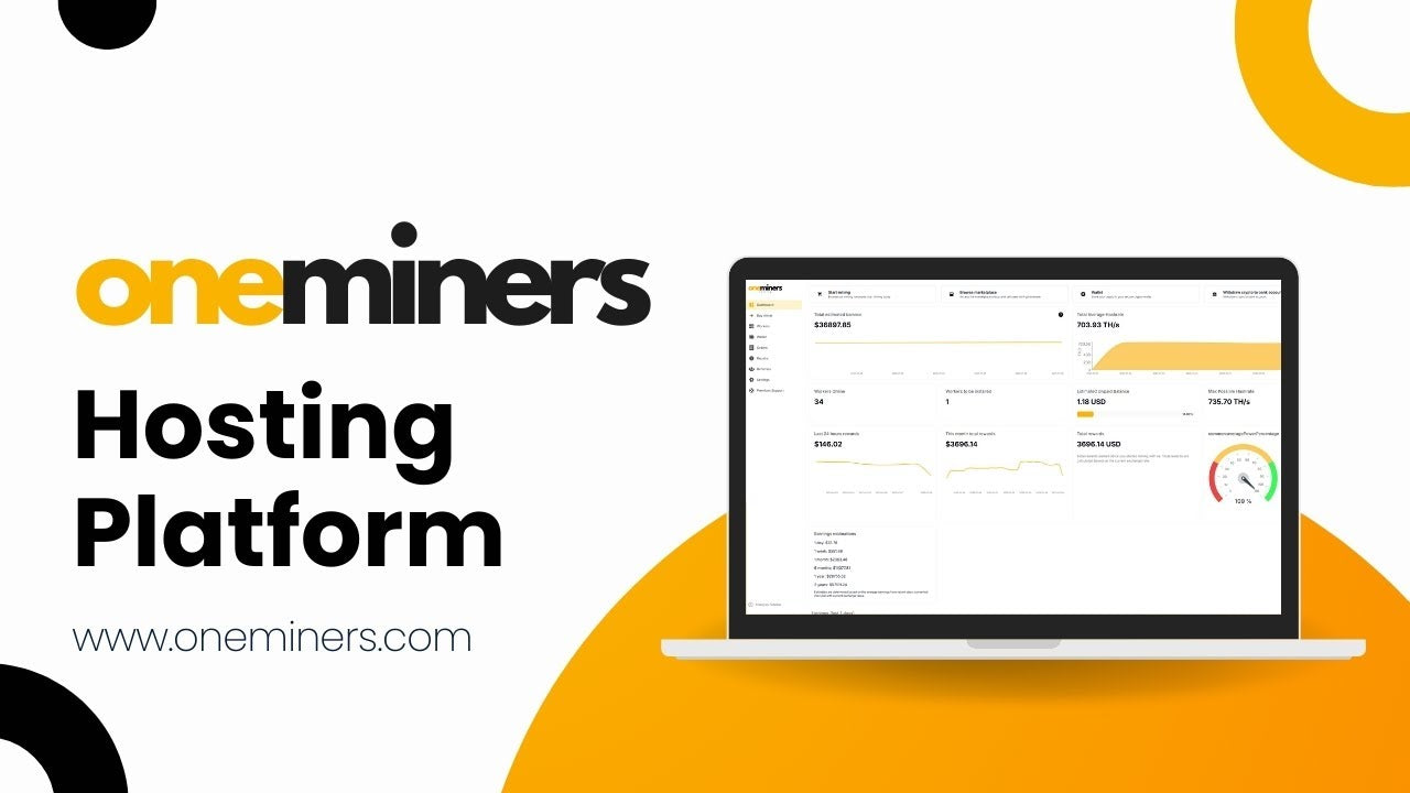OneMiners Tutorial de plataforma de alojamiento | Tour de tablero comp – OneMiners - Crypto ...